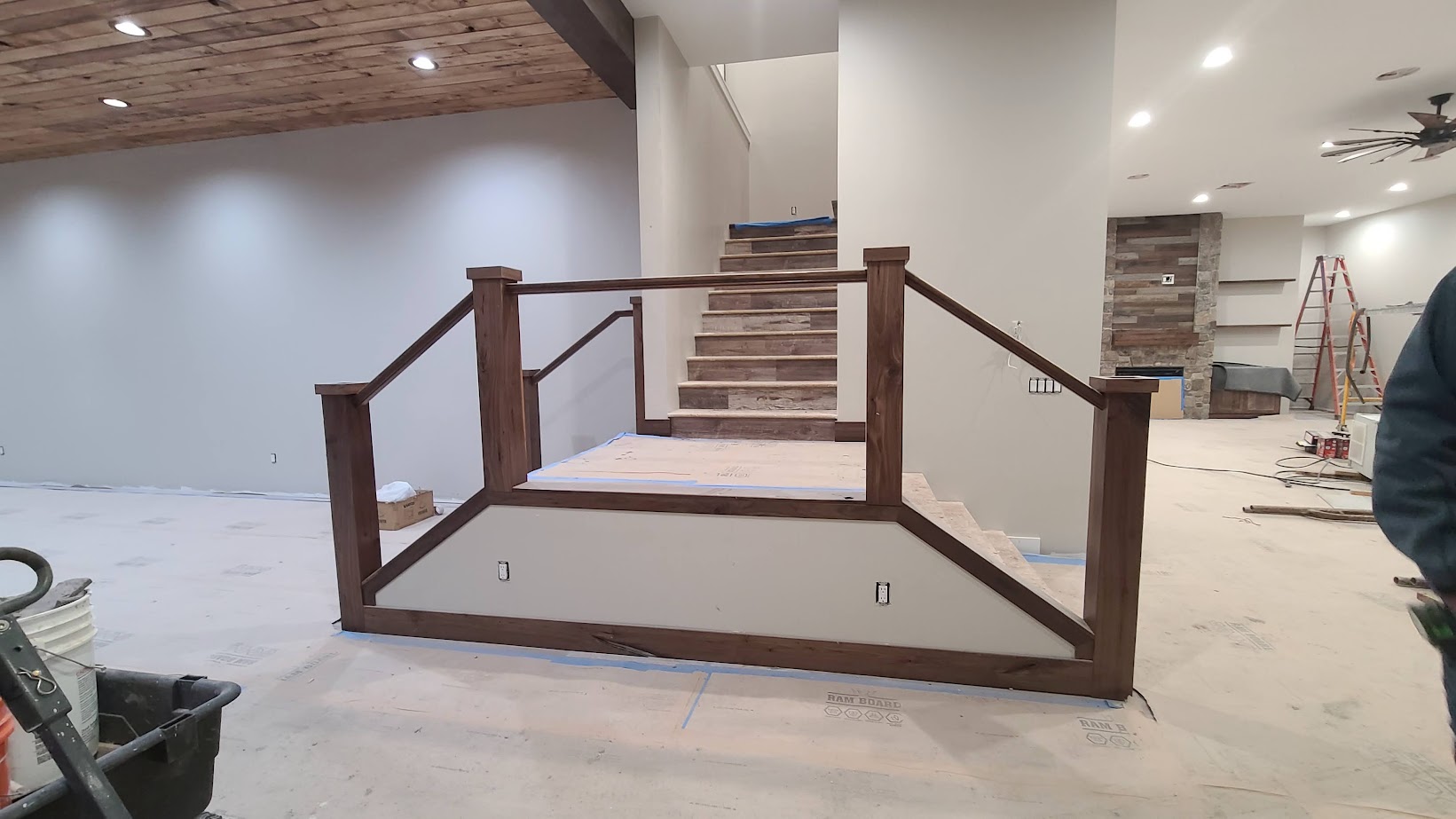 Stairway Posts and Indoor Railings | Jorgensen Cabinets